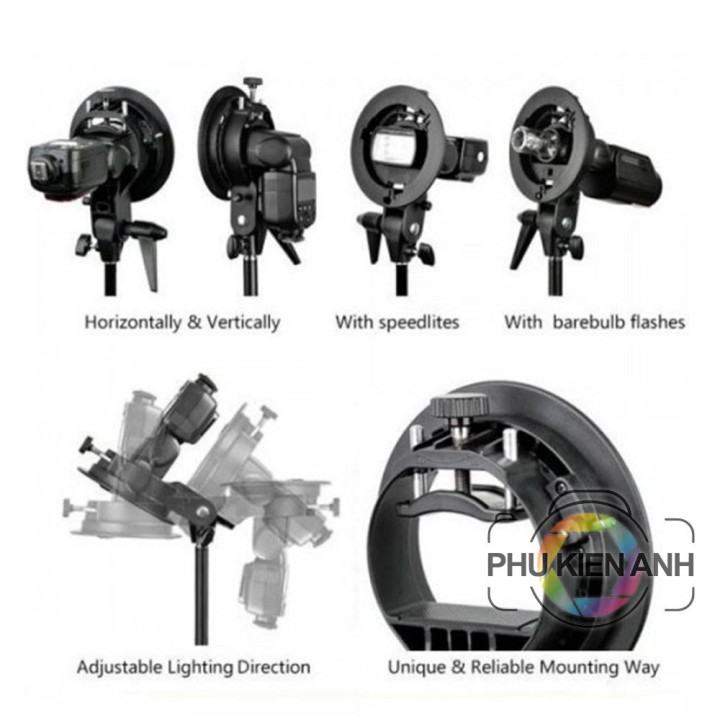 Softbox flash godox 60x60 đa dụng, ngàm Bowen. - phukienanh.com