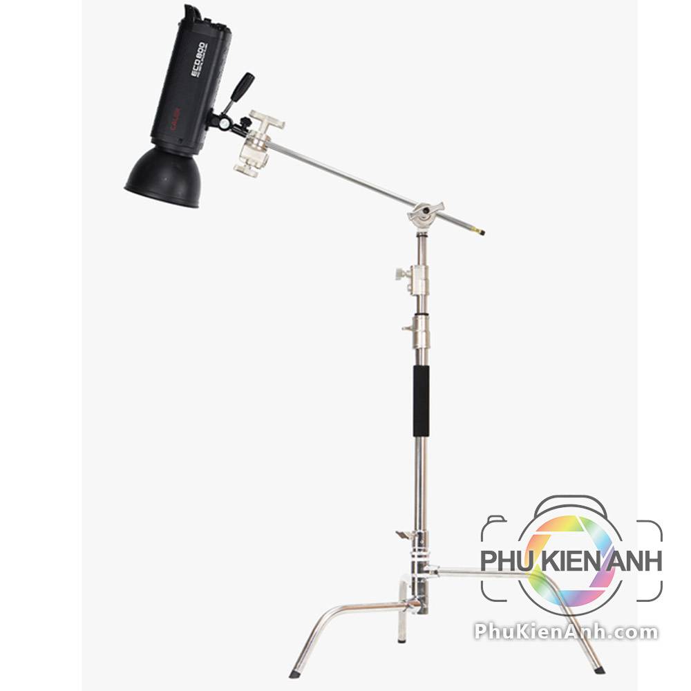 Chân đèn boom Light Stand C inox cao cấp 320 cm chụi tải 20kg ...
